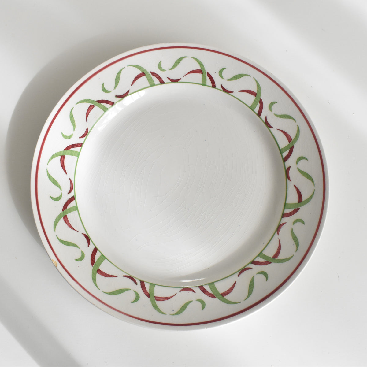 ヴィンテージプレート K&Gリュネヴィル Vert & Rouge A (ダメージあり セール商品) — Loane Interior