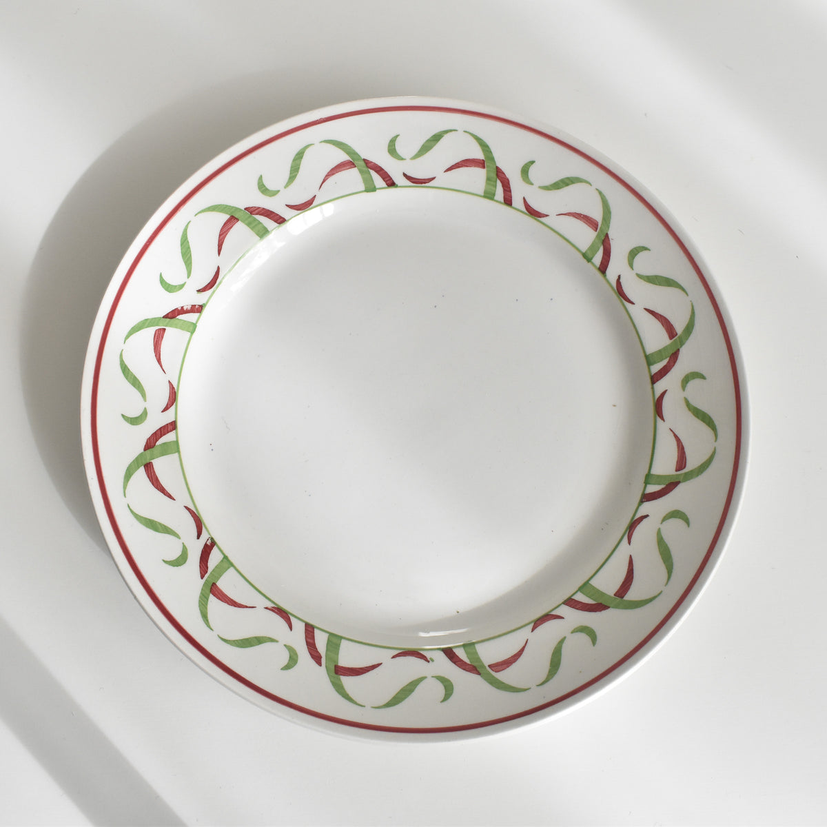 ヴィンテージプレート K&Gリュネヴィル Vert & Rouge D (ダメージあり セール商品) — Loane Interior