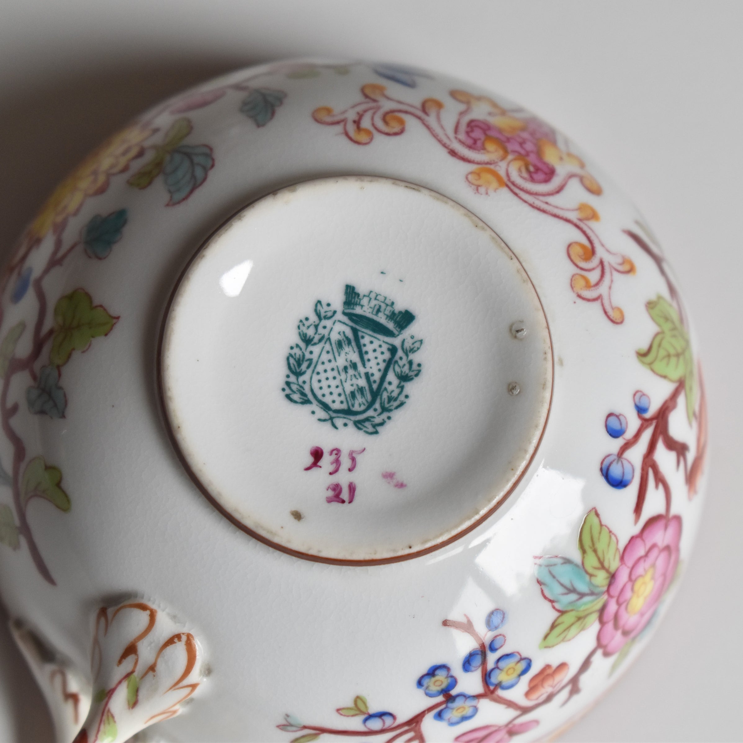 アンティークカップ＆ソーサー サルグミンヌ Minton 235 (Grand Depots) B — Loane Interior