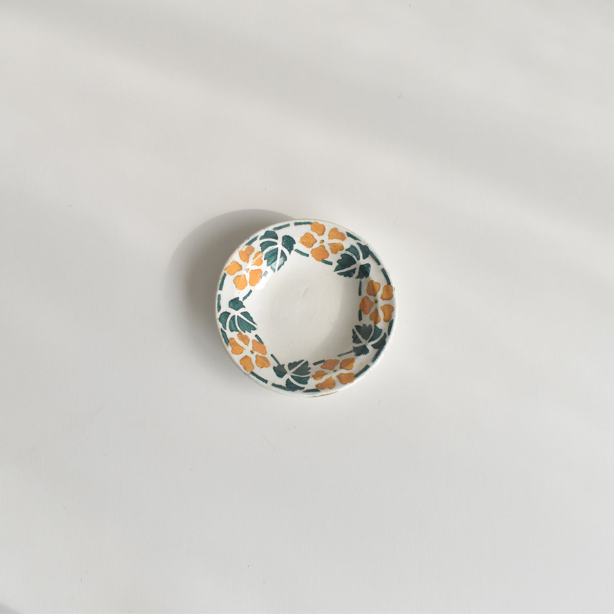 ヴィンテージ ディネット（お飯事）イェローフラワー 深皿 B — Loane Interior