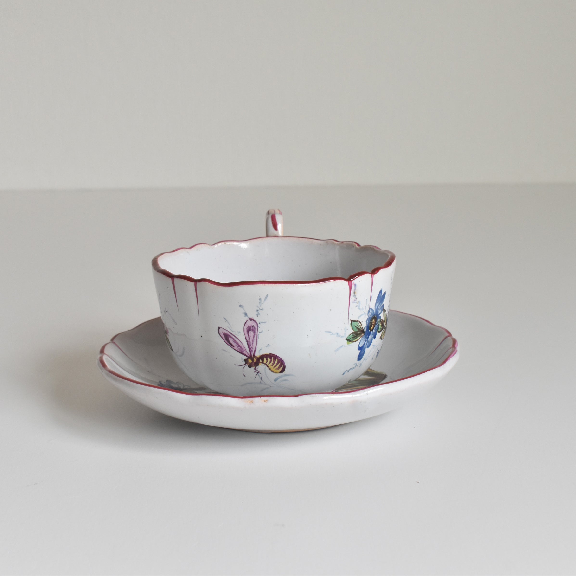 アンティークカップ＆ソーサー サンクレマン エミールガレ Libellule(リベリュル） A — Loane Interior