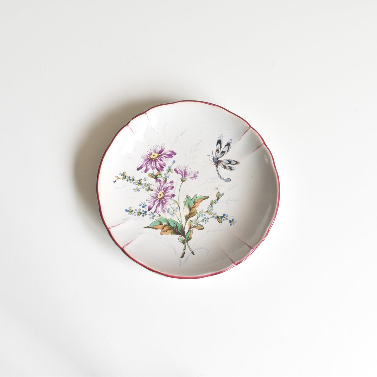 アンティークソーサー サンクレマン エミールガレ Libellule(リベリュル） E — Loane Interior