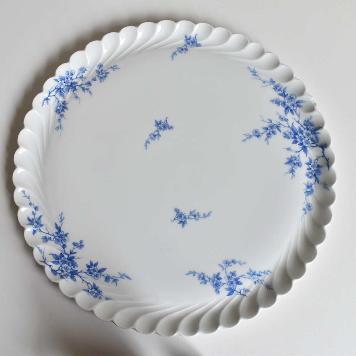 ヴィンテージタルト皿 リモージュアビランド Cerisier Bleu — Loane Interior