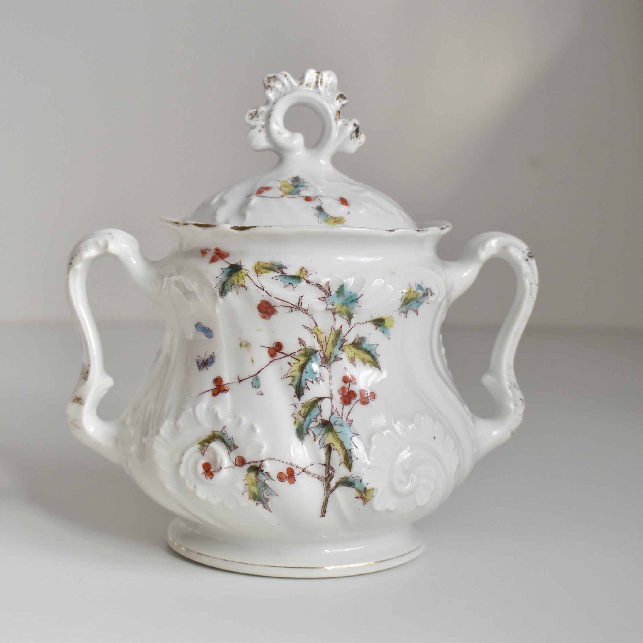 アンティークシュガーポット Houx — Loane Interior