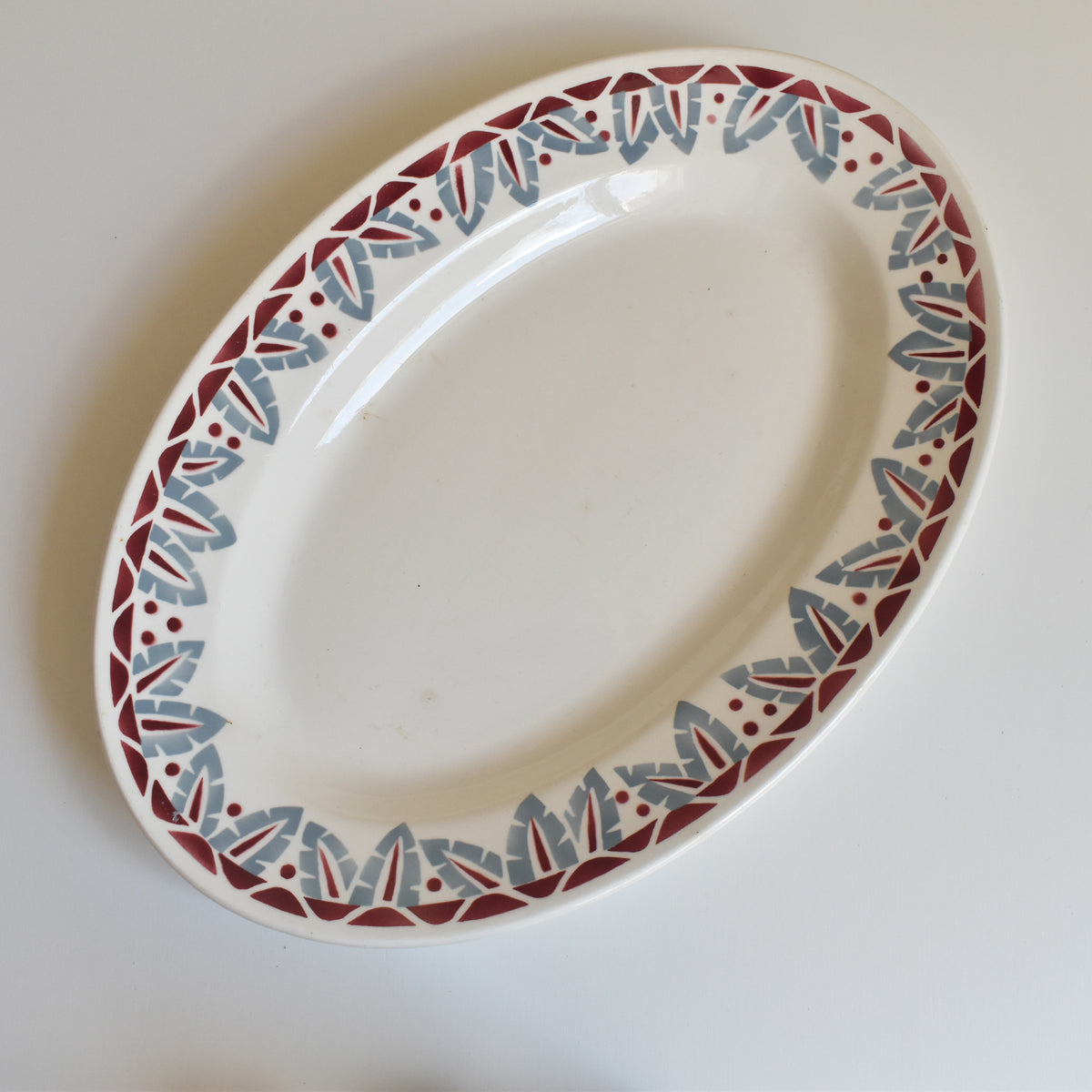 ヴィンテージオーヴァル大皿 32cm ロンウイ Dakar — Loane Interior