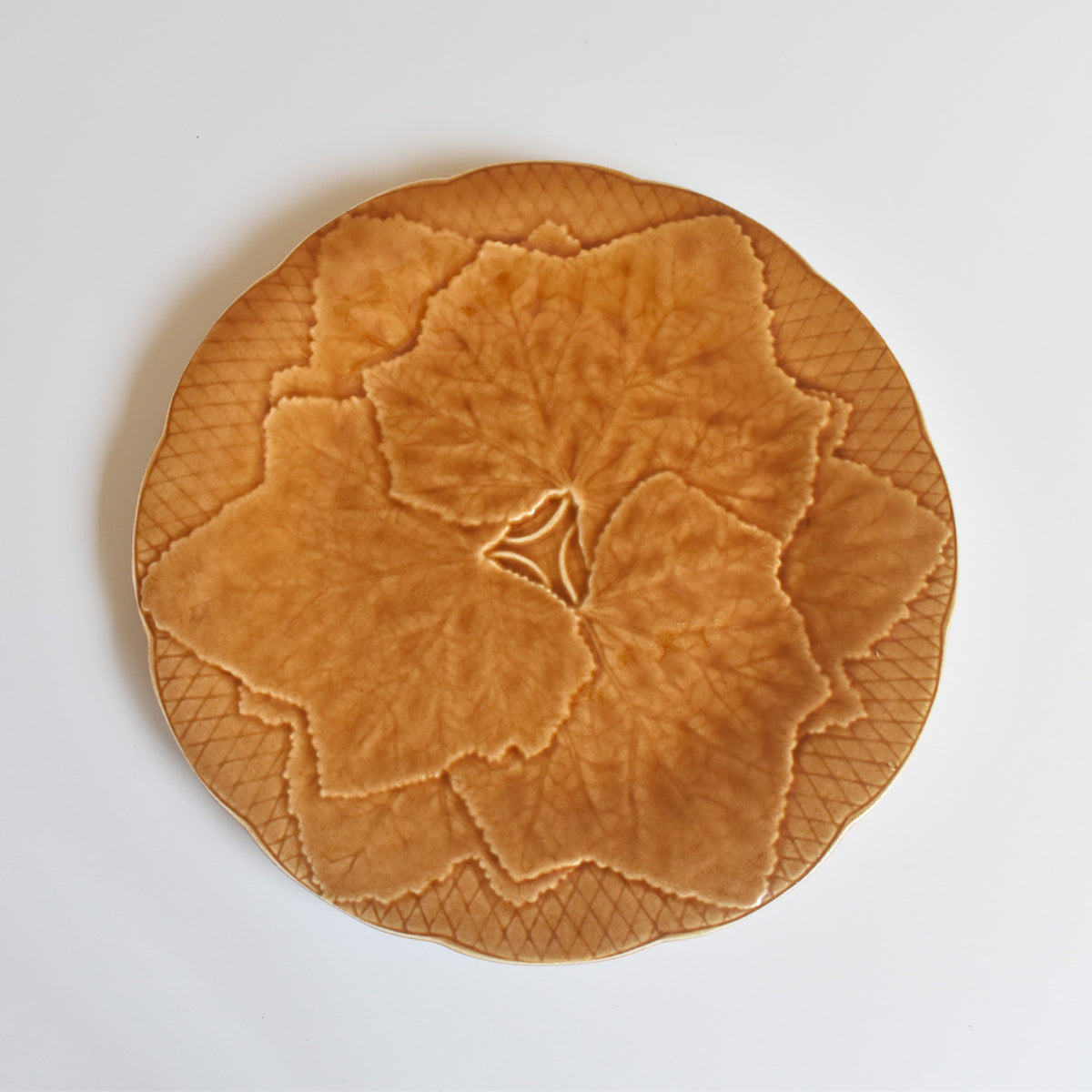 ヴィンテージデザートプレート バルボティーヌ ジアンPrimefleur ブラウン A — Loane Interior