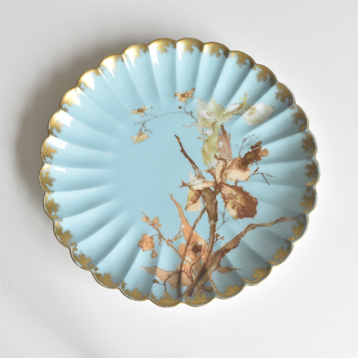 アンティークプレート リモージュアビランド アイリス — Loane Interior