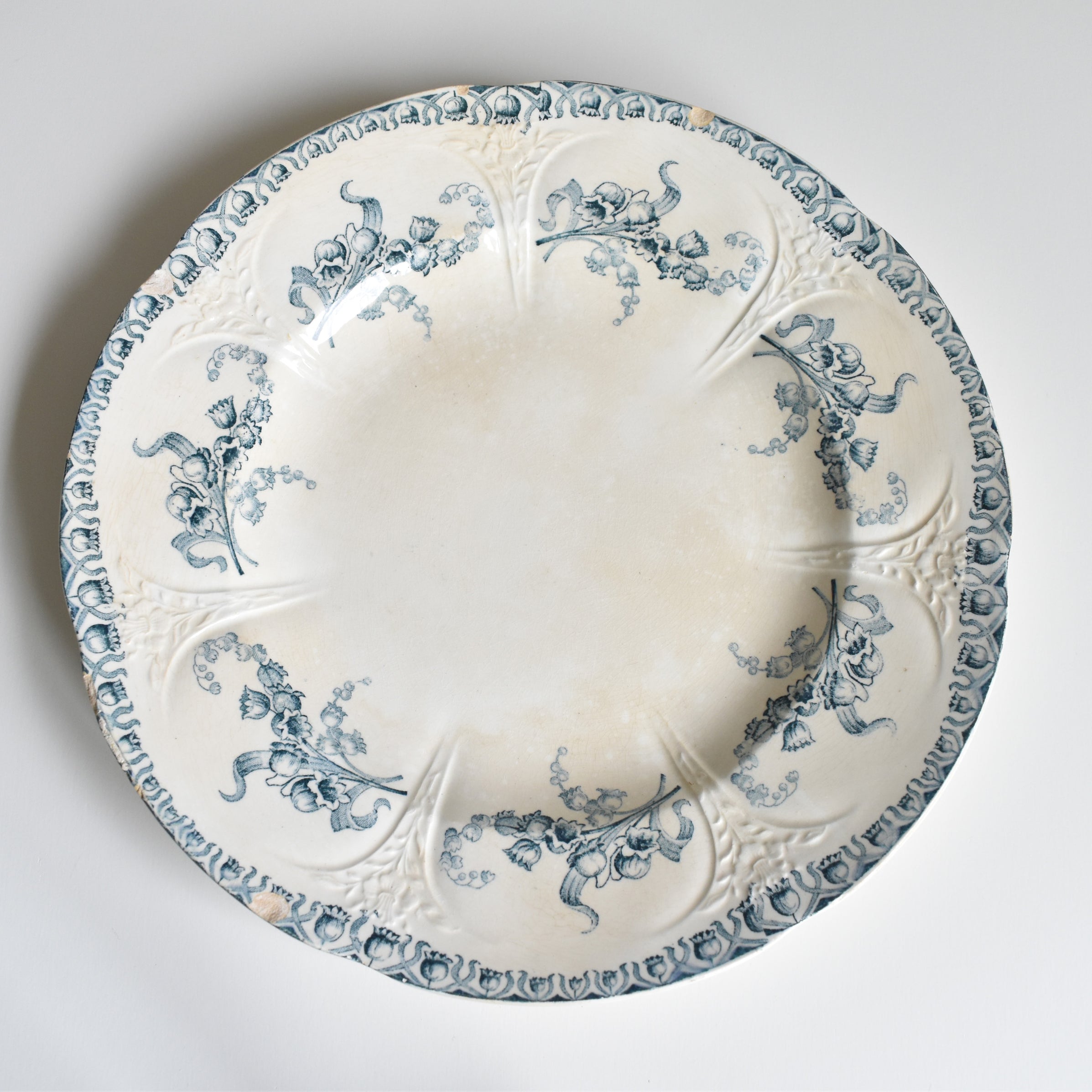 アンティークプレート ロンウイ Muguet （ミュゲ）鈴蘭 C — Loane Interior