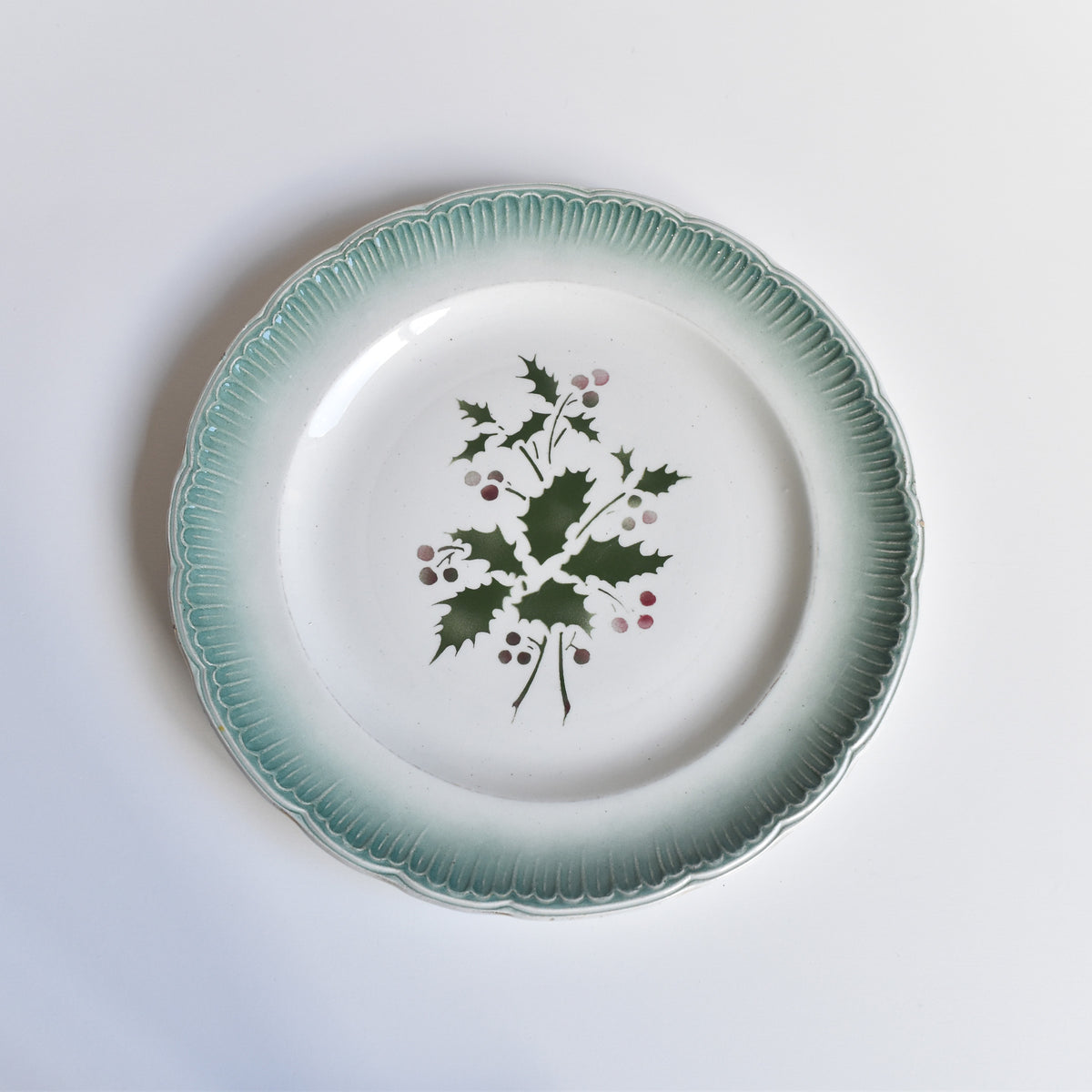 アンティークデザートプレート サンタマン houx B — Loane Interior