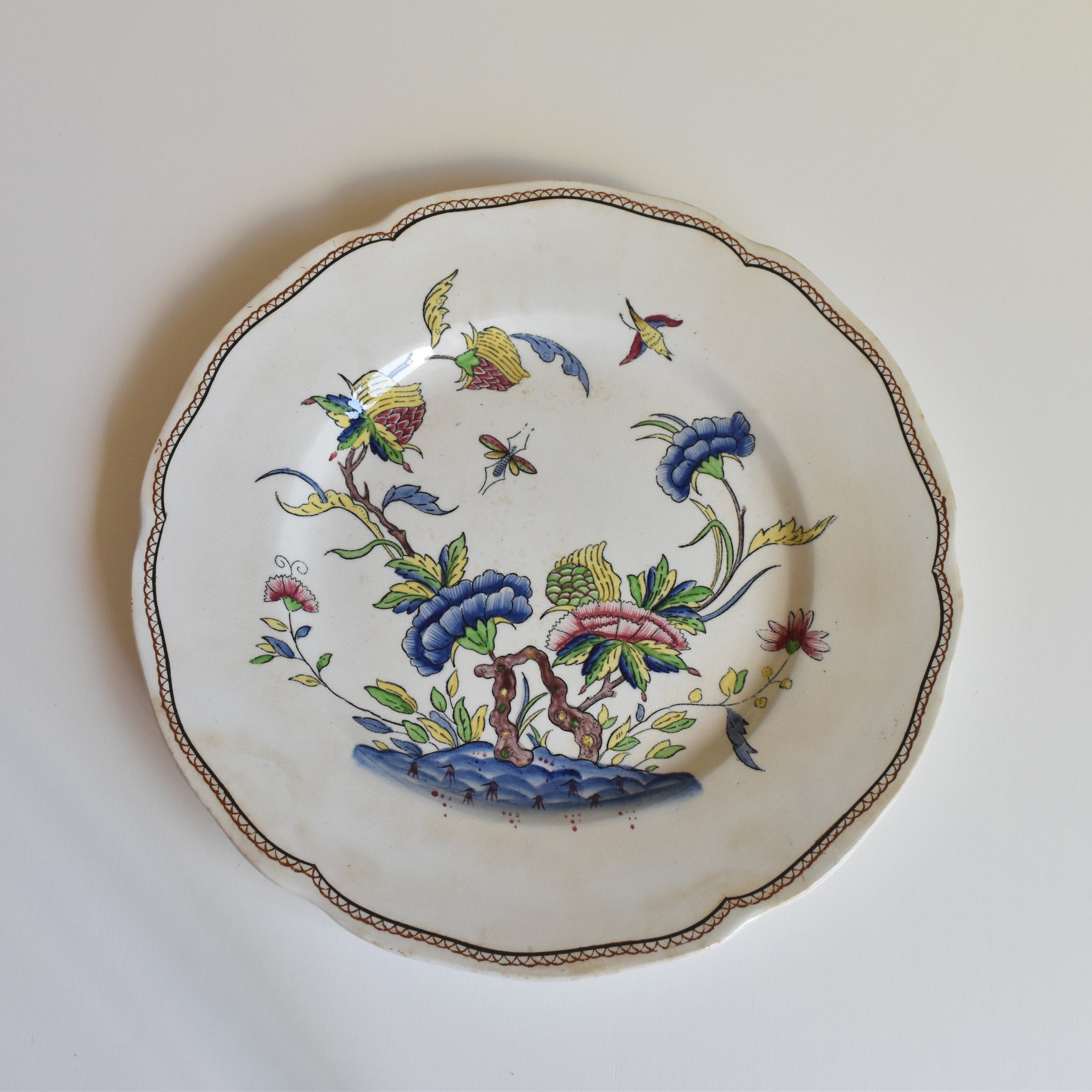 アンティークデザートプレート U&Cサルグミンヌ Rouen B — Loane Interior