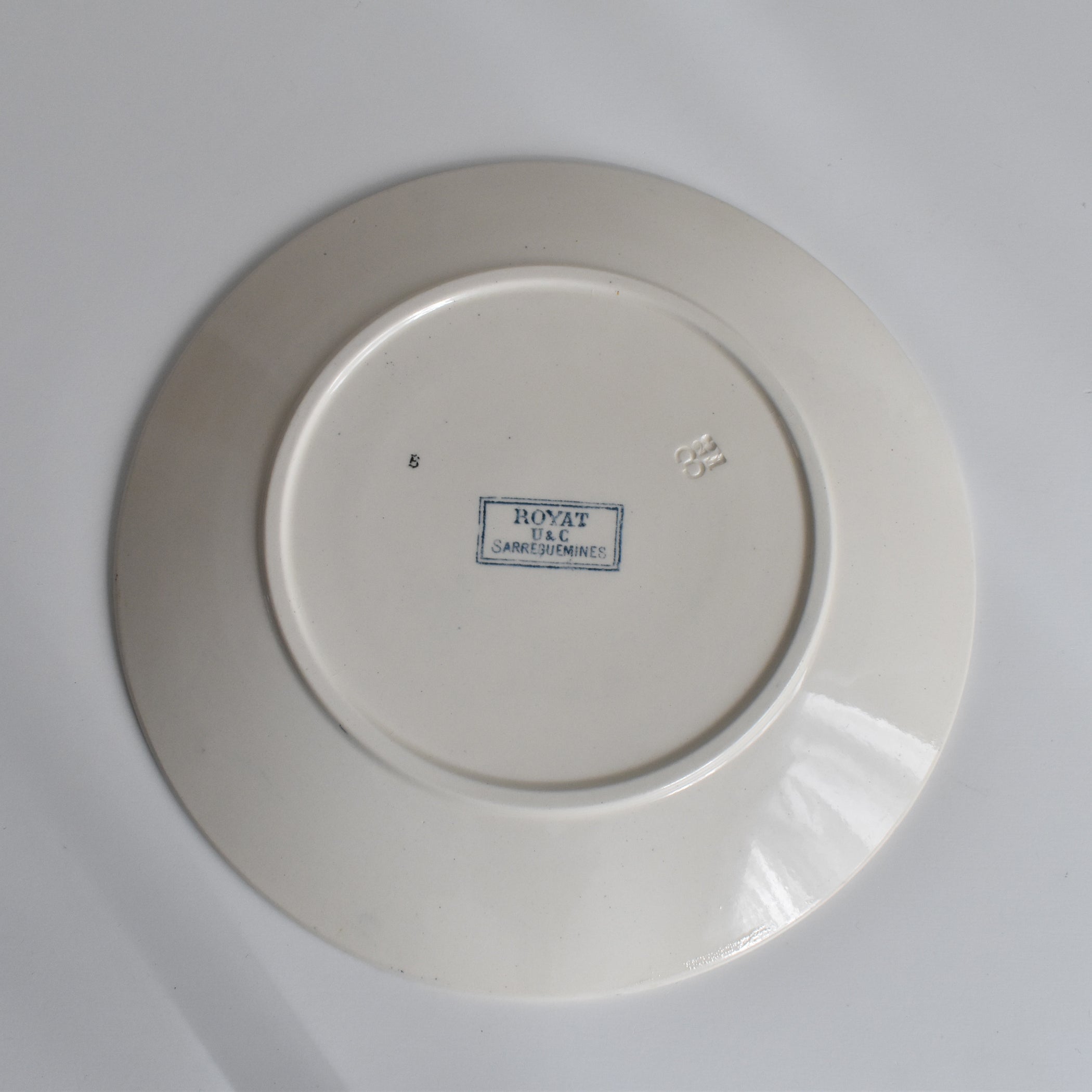 アンティークプレート U&Cサルグミンヌ Royat（ロワイヤ） E — Loane Interior