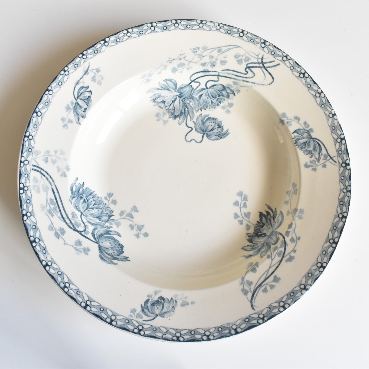 アンティーク深皿 U&Cサルグミンヌ Royat（ロワイヤ） B — Loane Interior