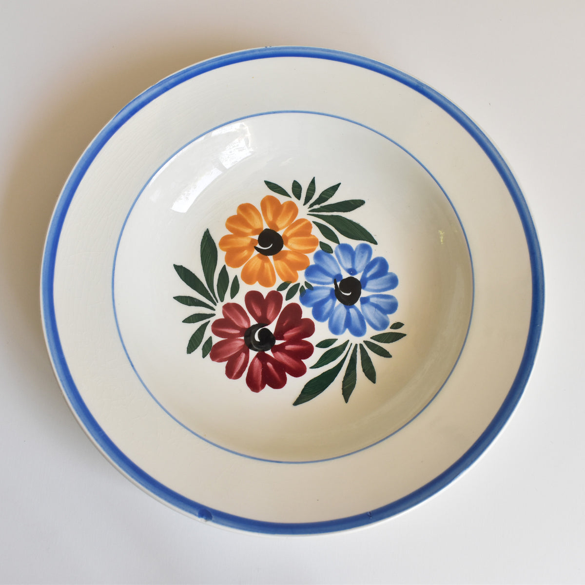 ヴィンテージ深皿 HBCMクレイユモントロー Yvonne D — Loane Interior