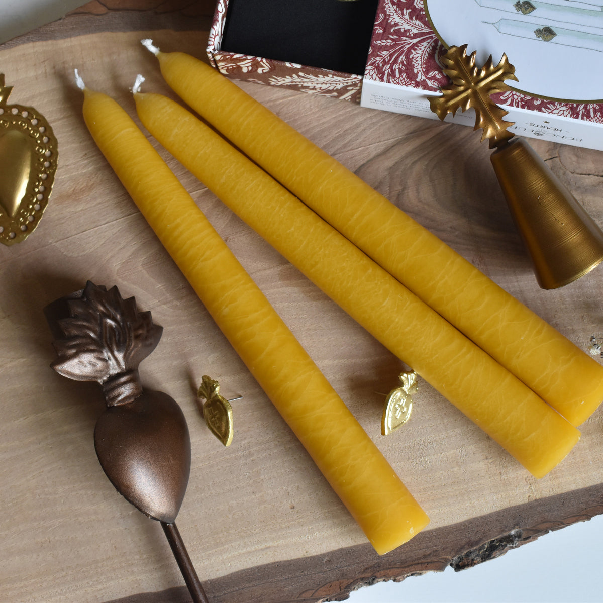 シエルジュコニック （テーパーキャンドル） 20cm Miel（ミエル） — Loane Interior