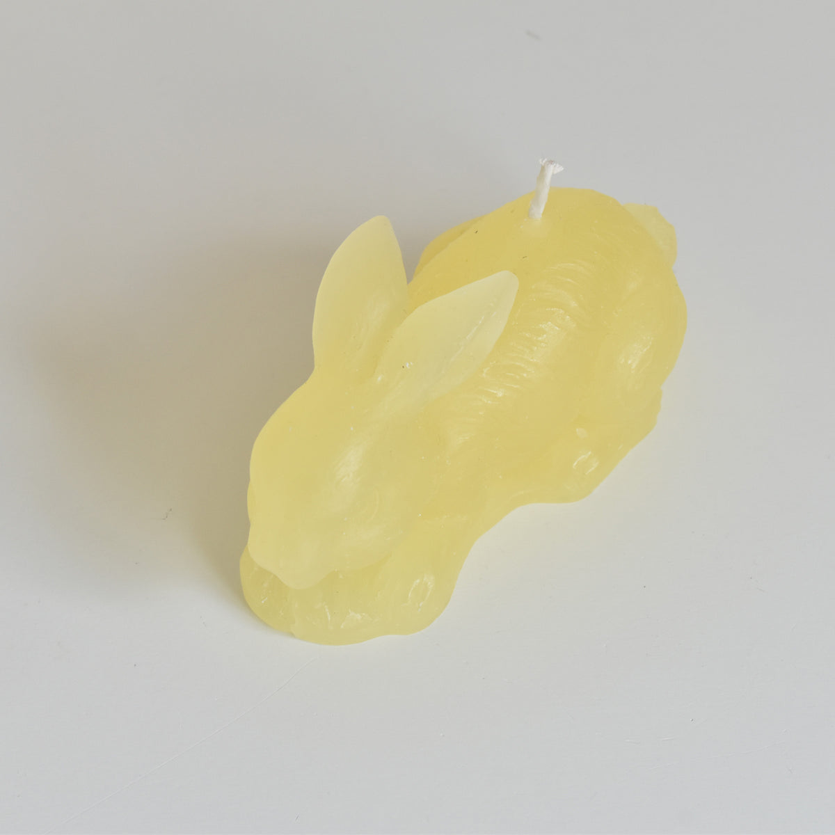キャンドル ウサギ Lapin Jaune pastel （パステルイェロー） — Loane Interior