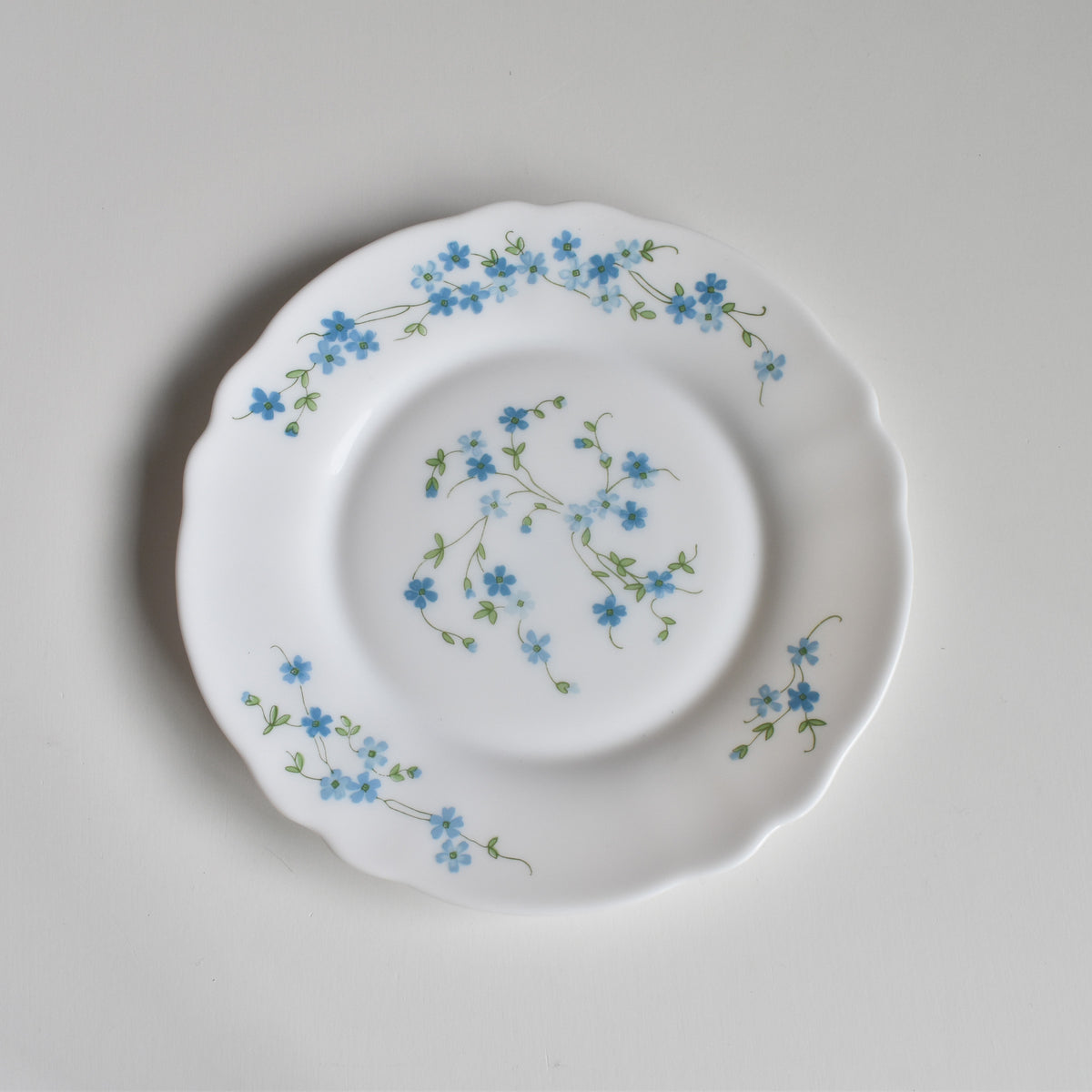 ヴィンテージデザートプレート アルコパル Myosotis (勿忘草） C — Loane Interior