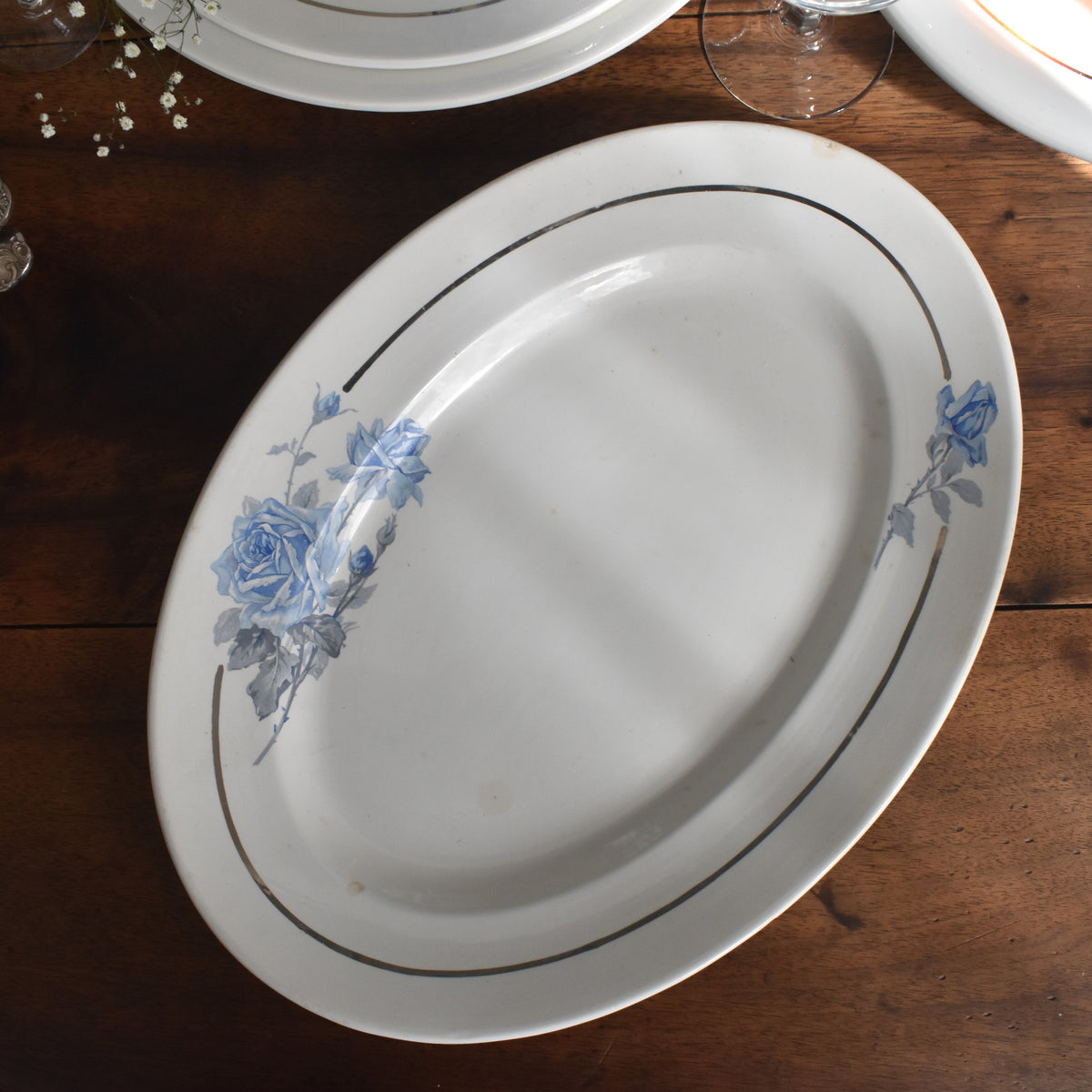 ヴィンテージオーヴァルプレート 36cm ディゴワン＆サルグミンヌ 8944 — Loane Interior