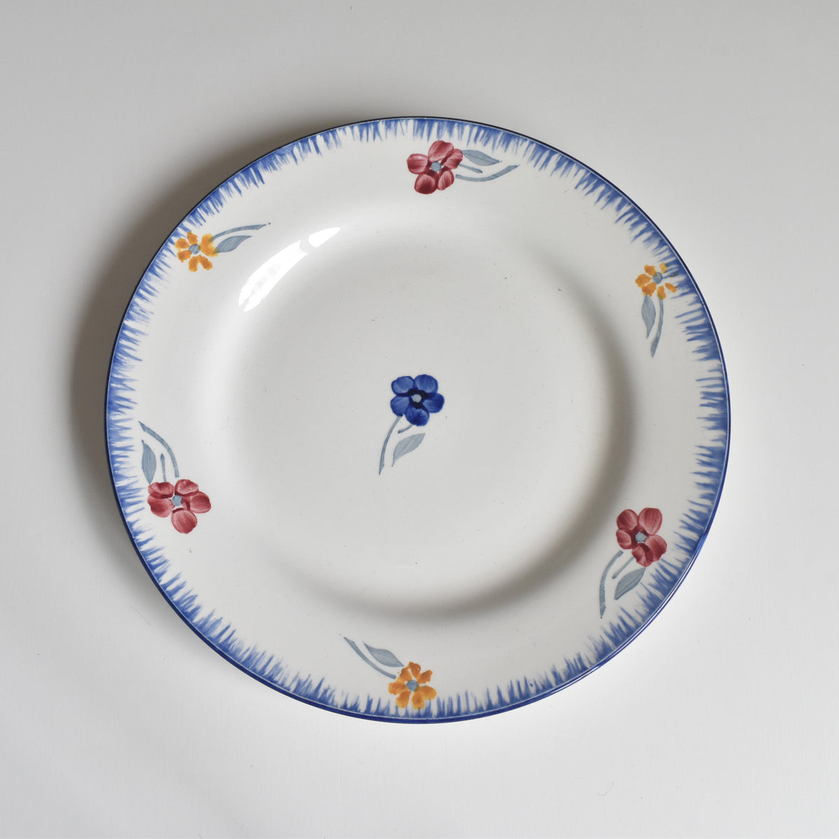 ヴィンテージデザートプレート ディゴワン＆サルグミンヌ Mary-Lou（マリールー） ホワイト B — Loane Interior