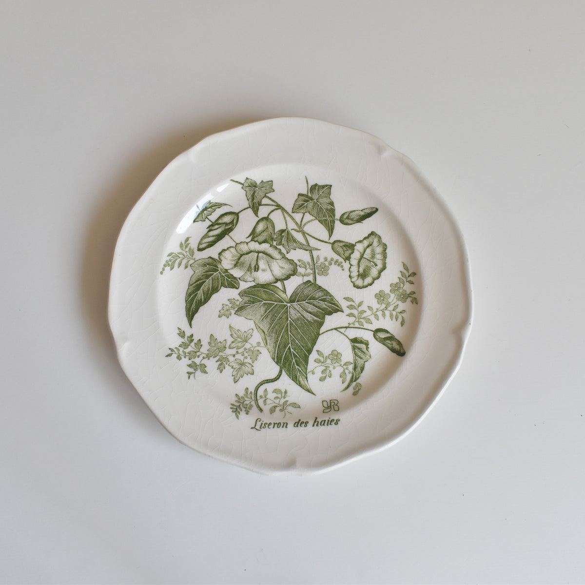 ヴィンテージデザートプレート ジアン Liseron des Haies (リズロン） C — Loane Interior