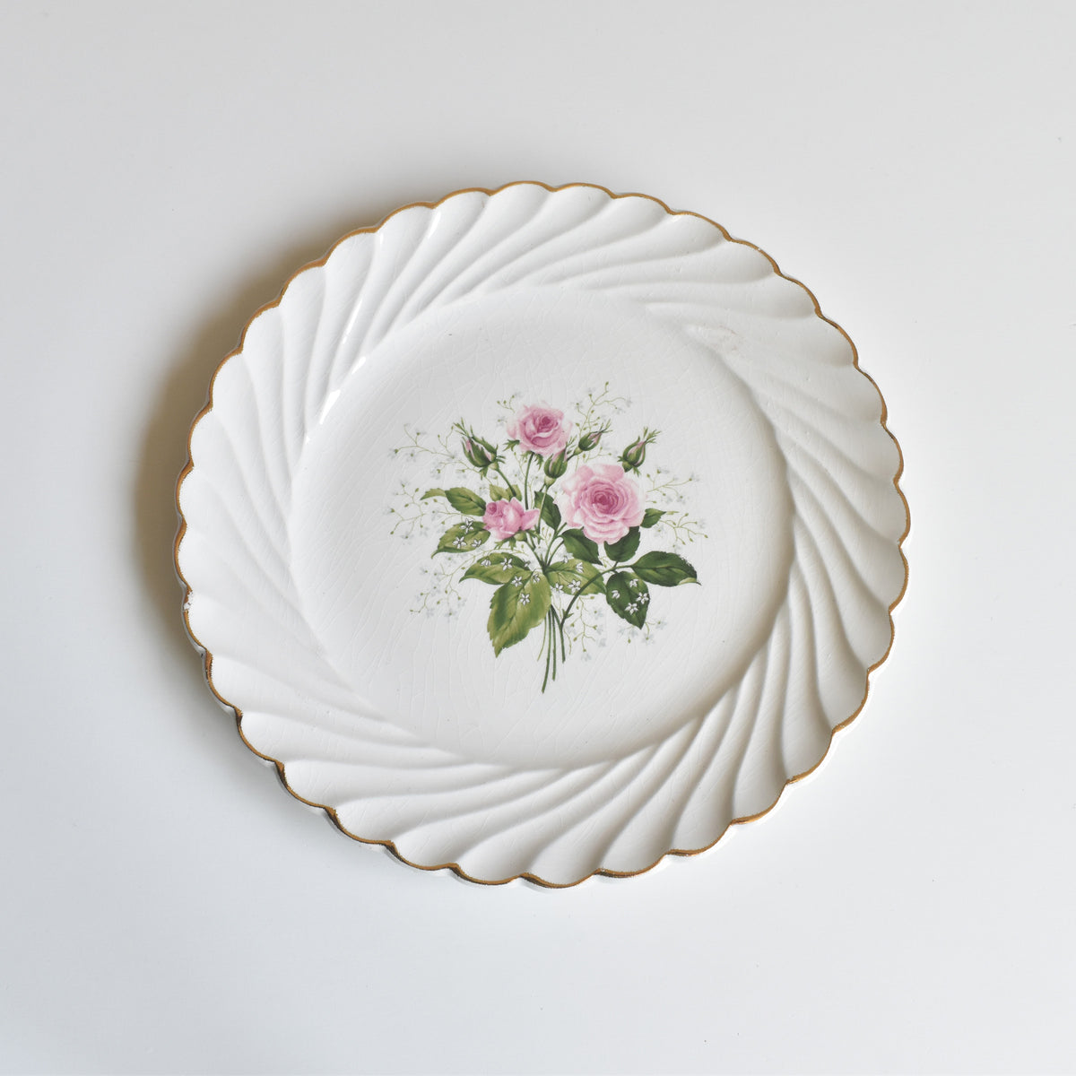 ヴィンテージデザートプレート KGリュネヴィル Bagatelle （バガテル） E — Loane Interior