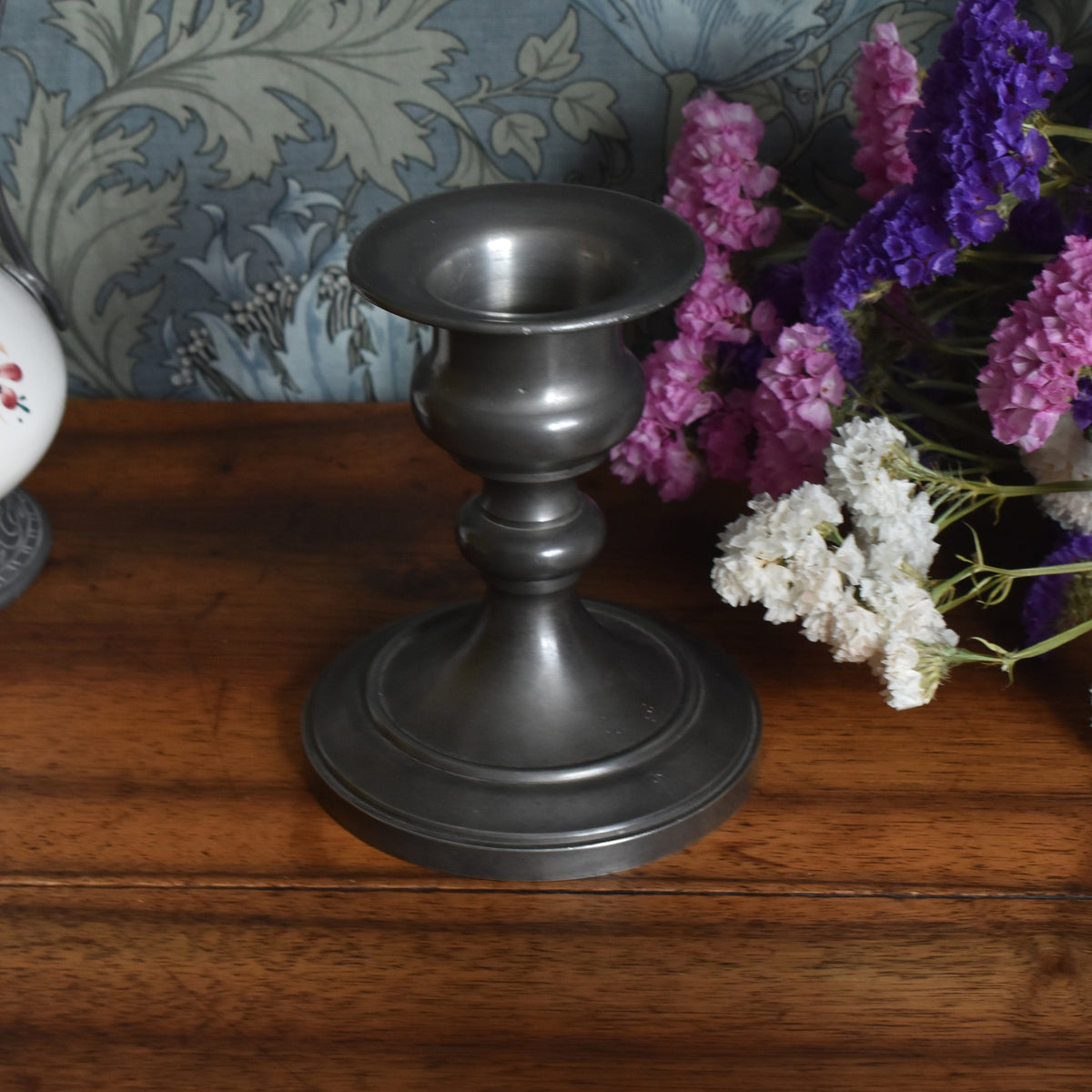 ヴィンテージ ピューター キャンドルホルダー A — Loane Interior