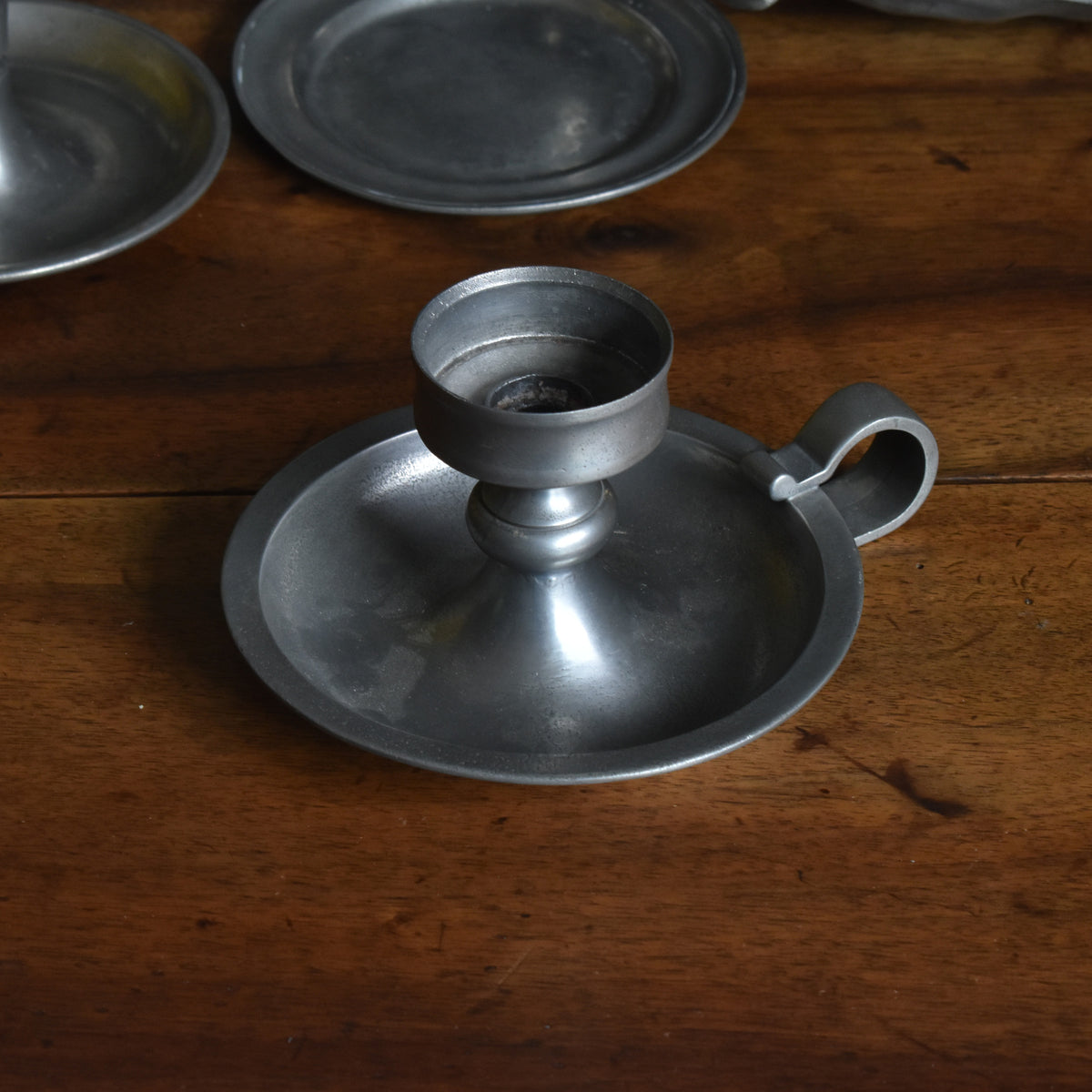 ヴィンテージ ピューター キャンドルホルダー Les Etains de L'abbaye — Loane Interior