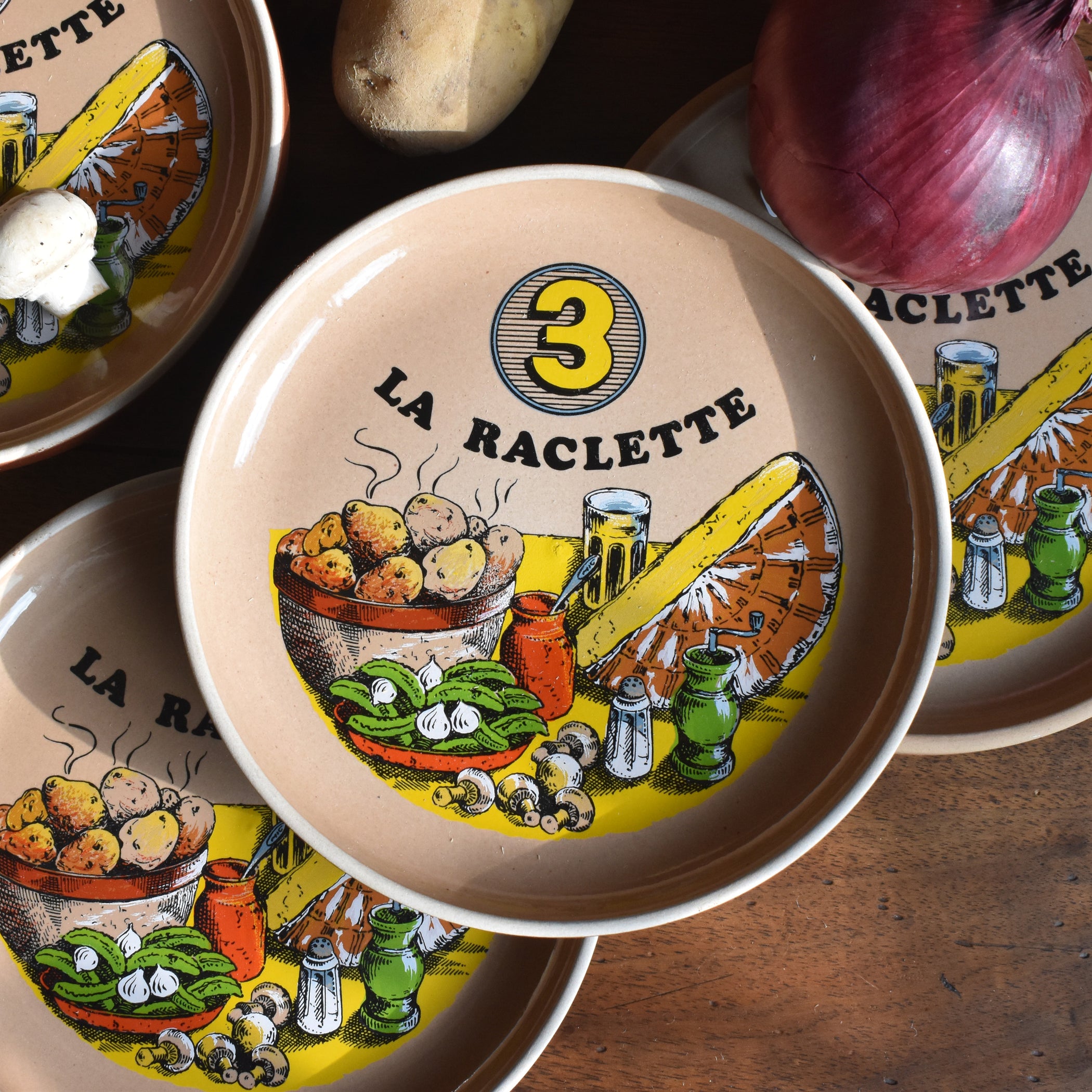 ヴィンテージプレート ジアン La Raclette (ラクレット） ③ — Loane Interior