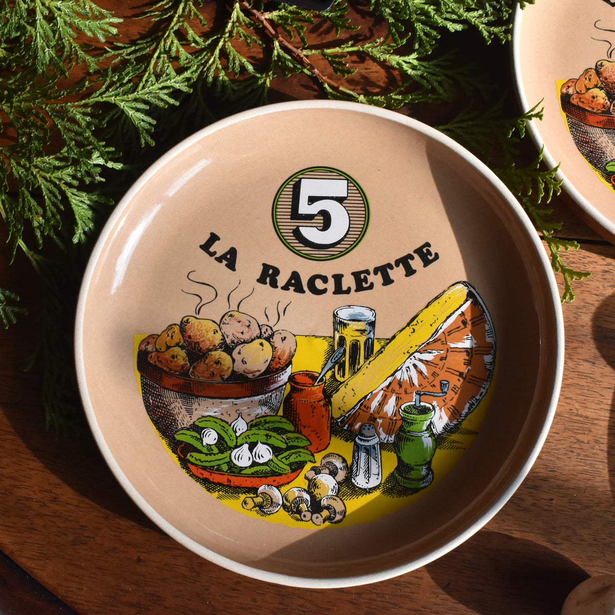 ヴィンテージプレート ジアン La Raclette (ラクレット） ⑤ — Loane Interior