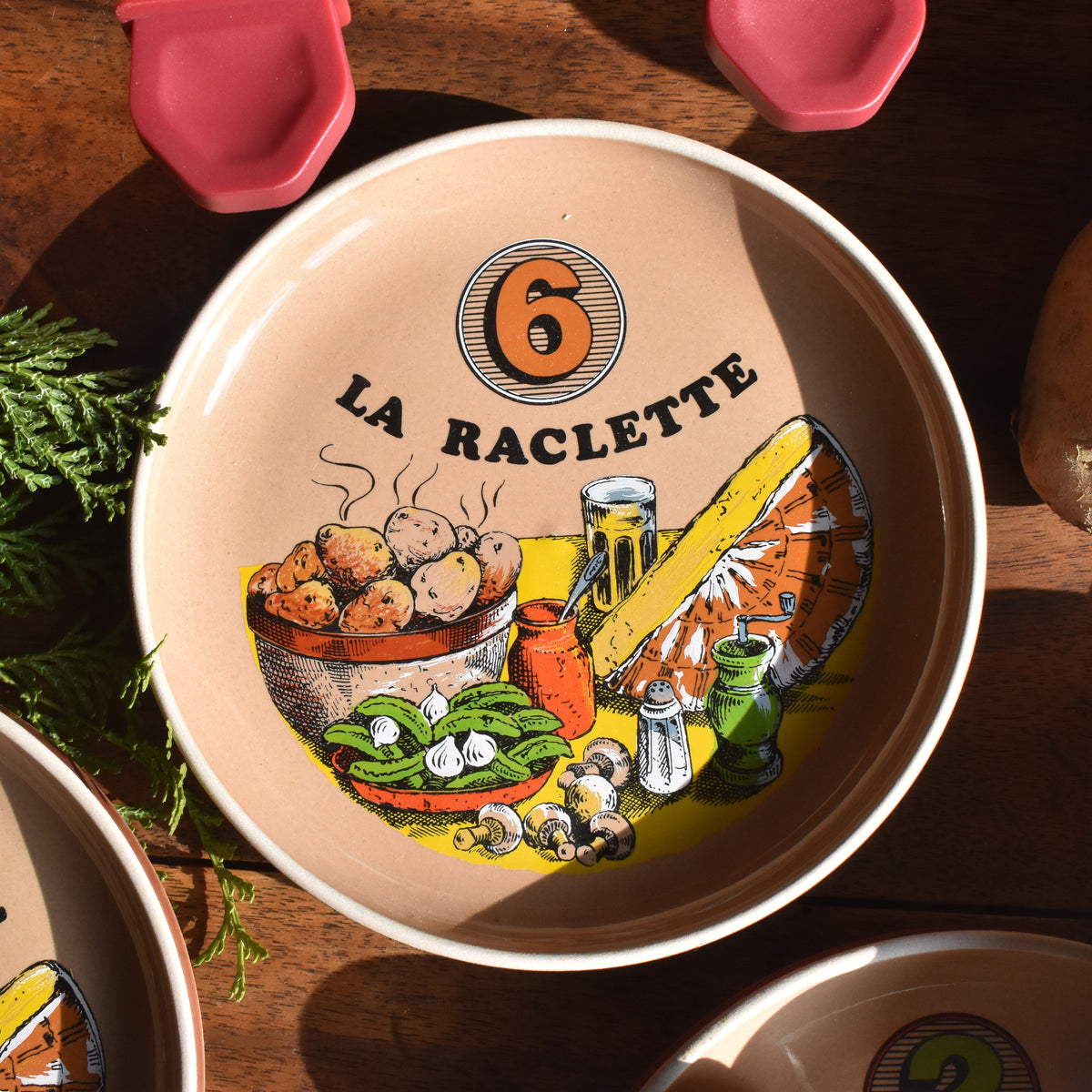 ヴィンテージプレート ジアン La Raclette (ラクレット） ⑥ — Loane Interior