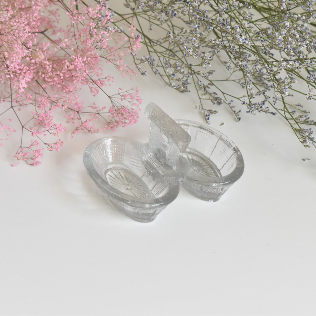 ヴィンテージ ソルト＆ペッパー プレスガラス A — Loane Interior