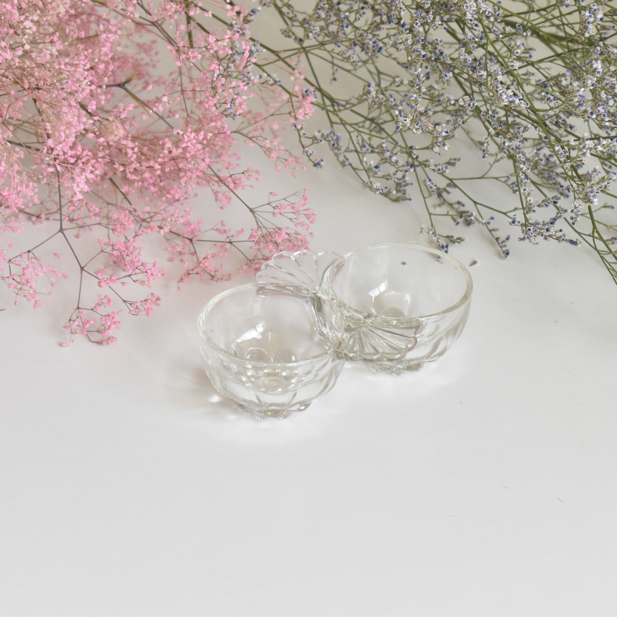 ヴィンテージ ソルト＆ペッパー プレスガラス B — Loane Interior