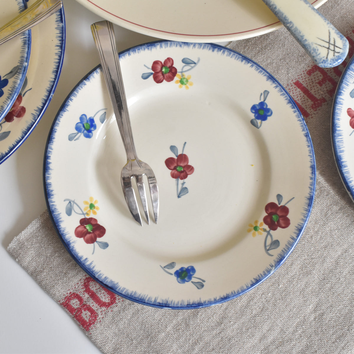 ヴィンテージデザートプレート ディゴワン＆サルグミンヌ Mary-Lou (マリールー) 18cm B — Loane Interior