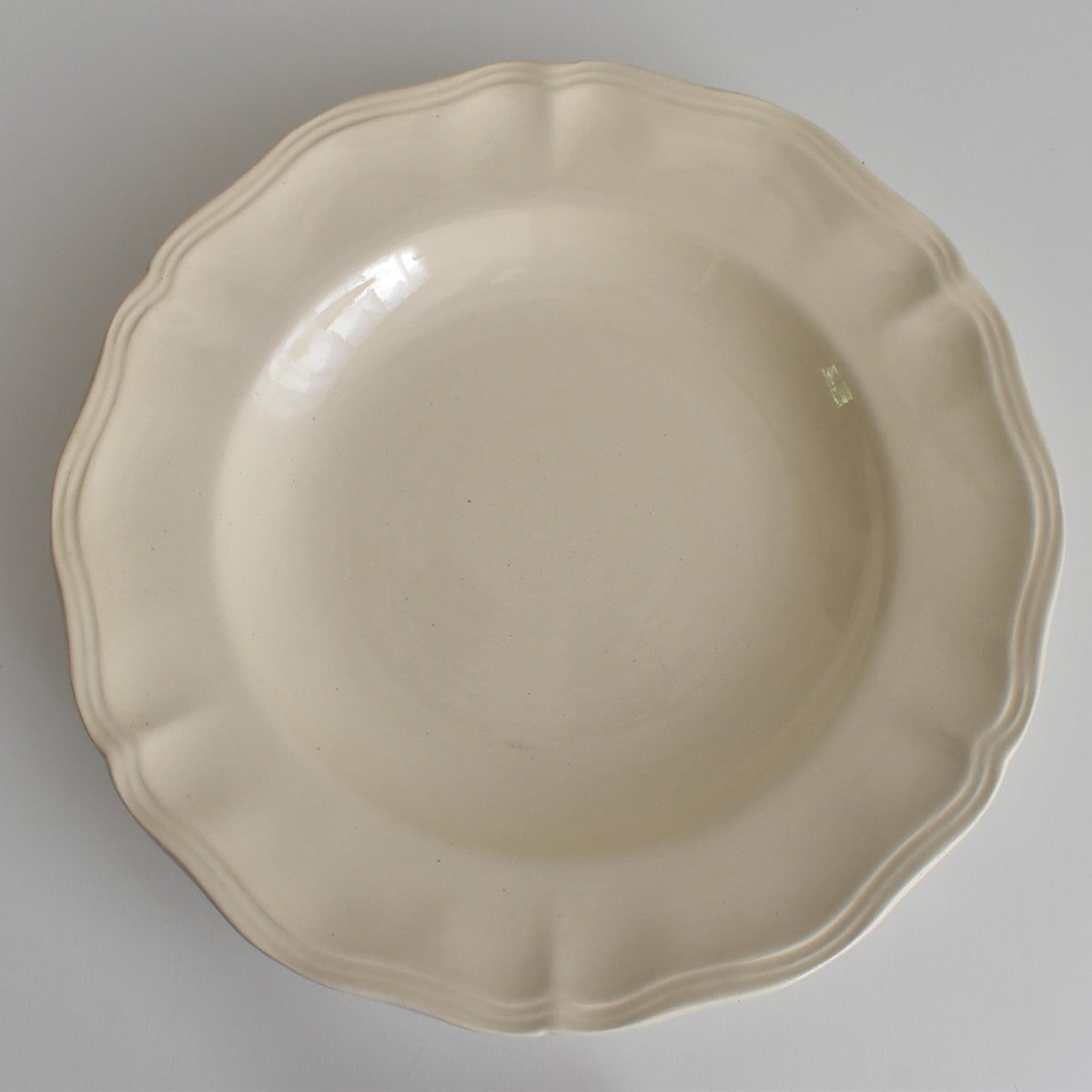 ヴィンテージ深皿 ディゴワン＆サルグミンヌ Rohan (花リム) 25cm A — Loane Interior