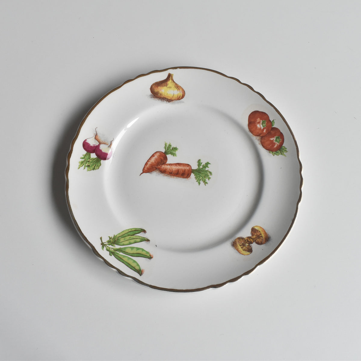 ヴィンテージスモールプレート Légumes (野菜)D — Loane Interior