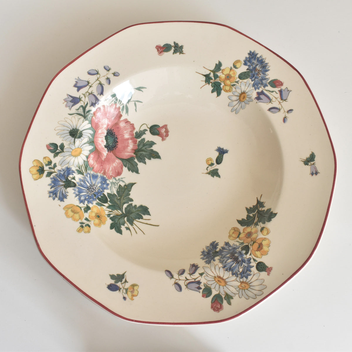 ヴィンテージ深皿 ビレロイボッホ Fleurs des champs（フルール・デ・シャン）C — Loane Interior