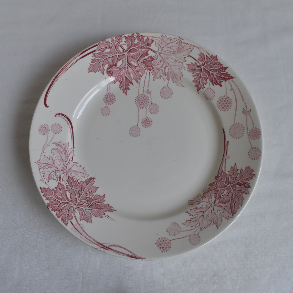 アンティークプレート K&Gリュネヴィル Platane E — Loane Interior