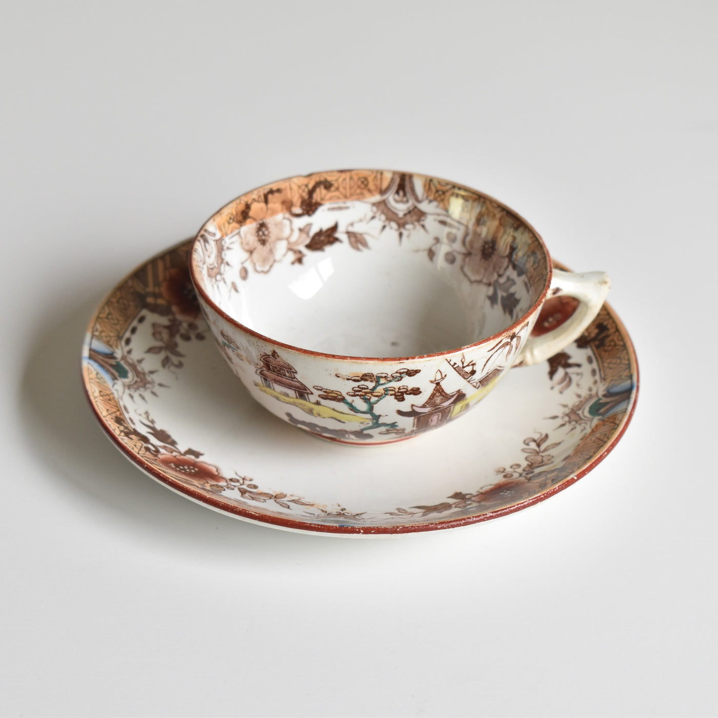 アンティークカップ＆ソーサー サルグミンヌ Kyoto B — Loane Interior