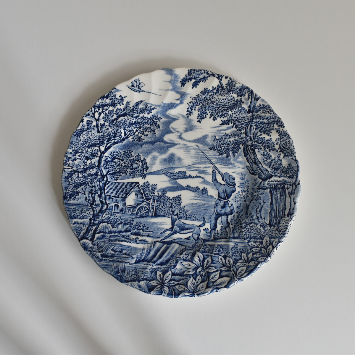 ヴィンテージデザートプレート Myott The Hunter C — Loane Interior