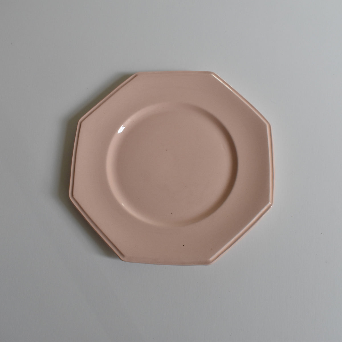 ヴィンテージデザートプレート ロンウイ Octogonale Rose D — Loane Interior
