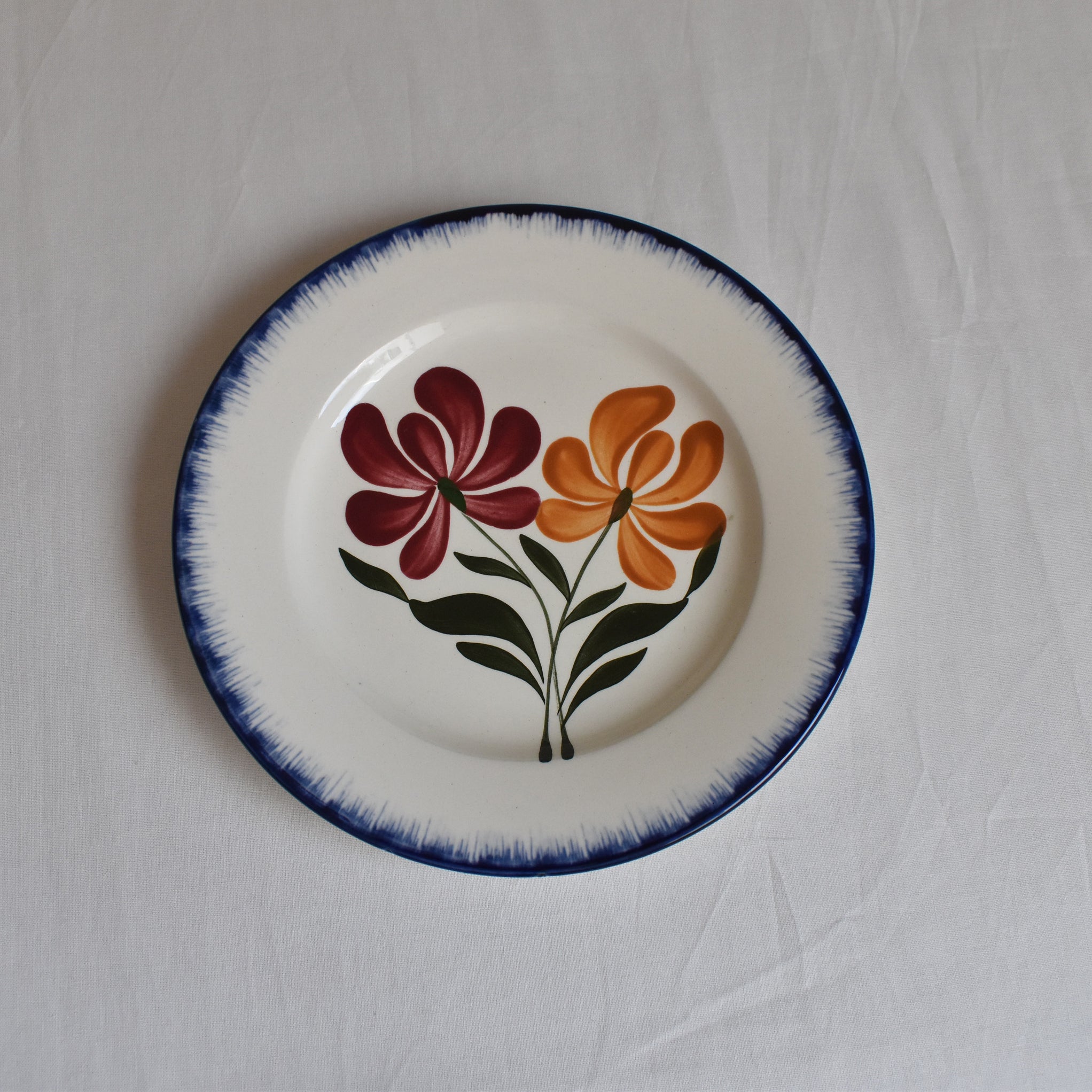 アンティークデザートプレート サラン Campagne C — Loane Interior