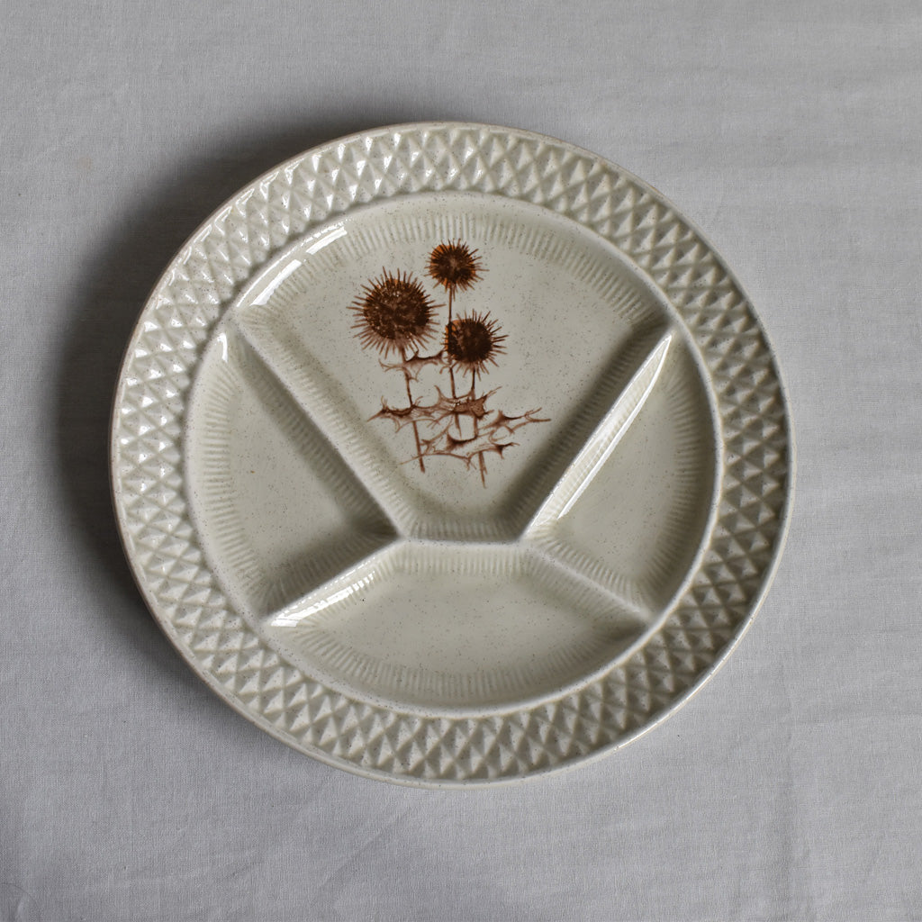 ヴィンテージフォンデュプレート サルグミンヌ Chardons D — Loane Interior