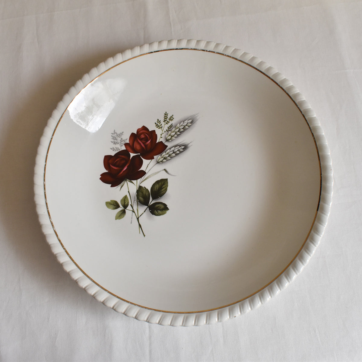 ヴィンテージ 大深皿 K&G リュネヴィル バドンヴィレ Rose — Loane Interior